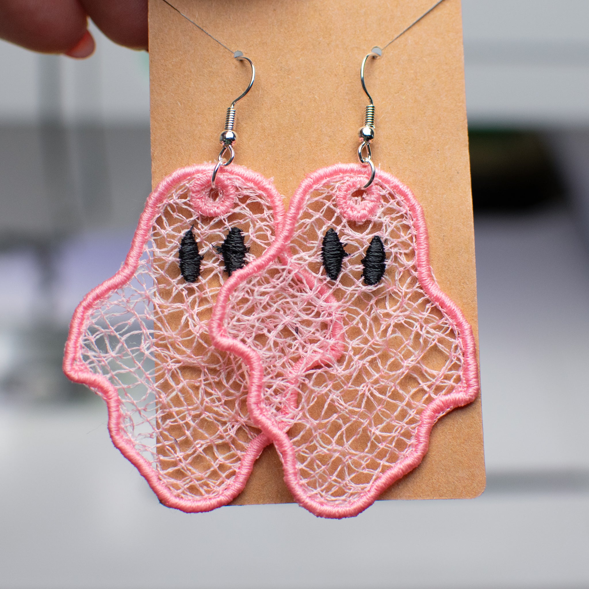 Ghost Lace Earrings – Designs by Drea