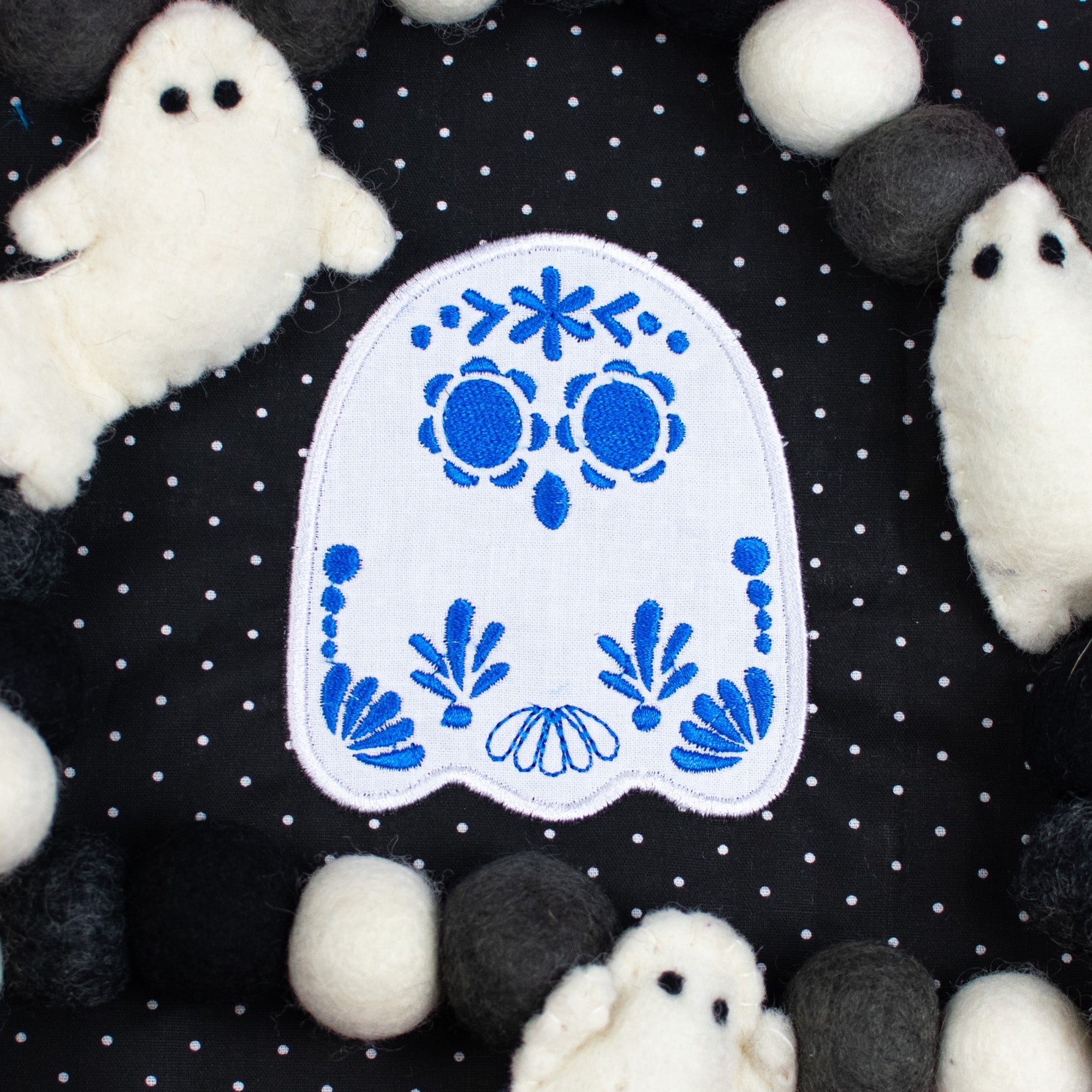 Ghost Talavera Embroidery Design – Designs by Drea