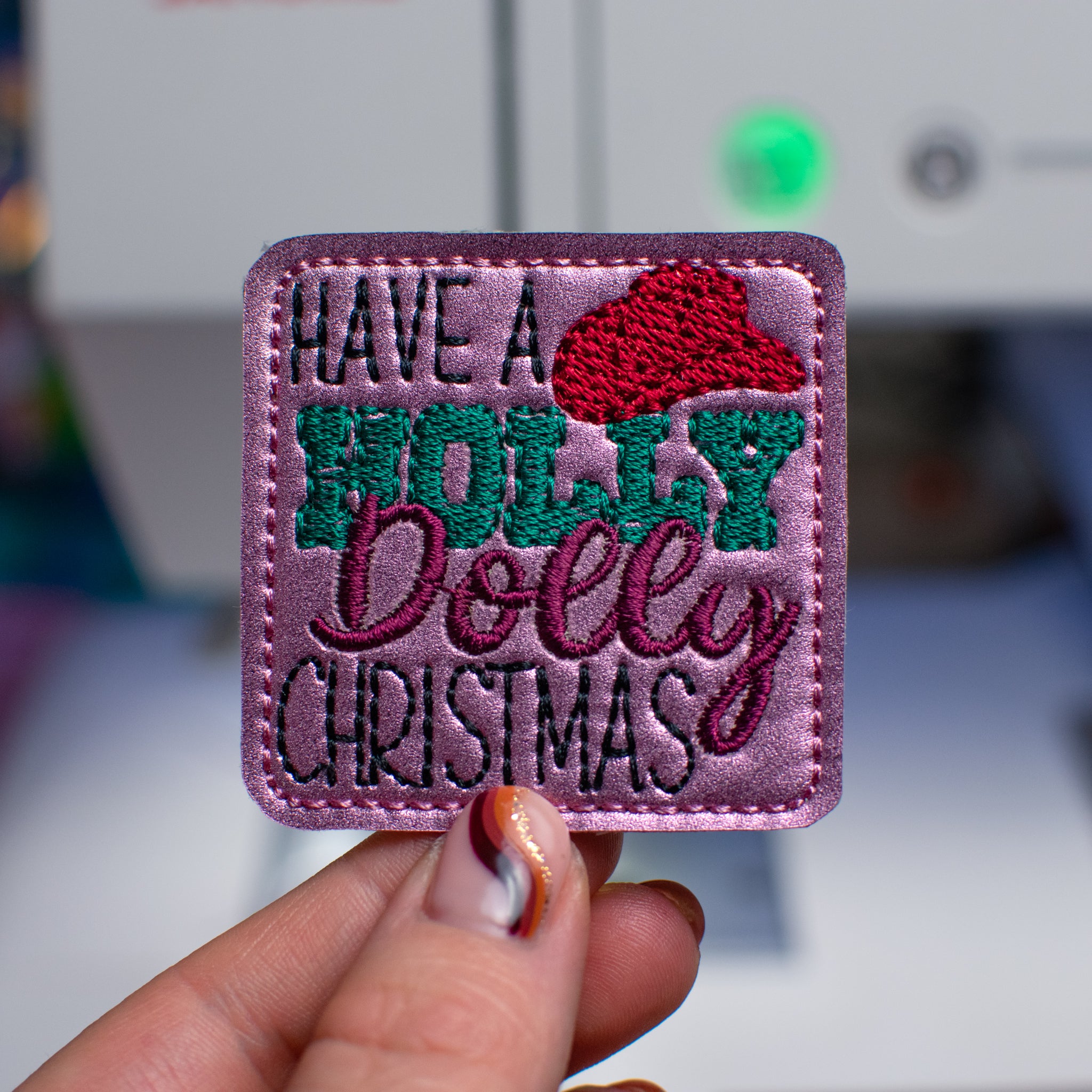 Dolly Christmas Feltie Embroidery Design – Designs by Drea