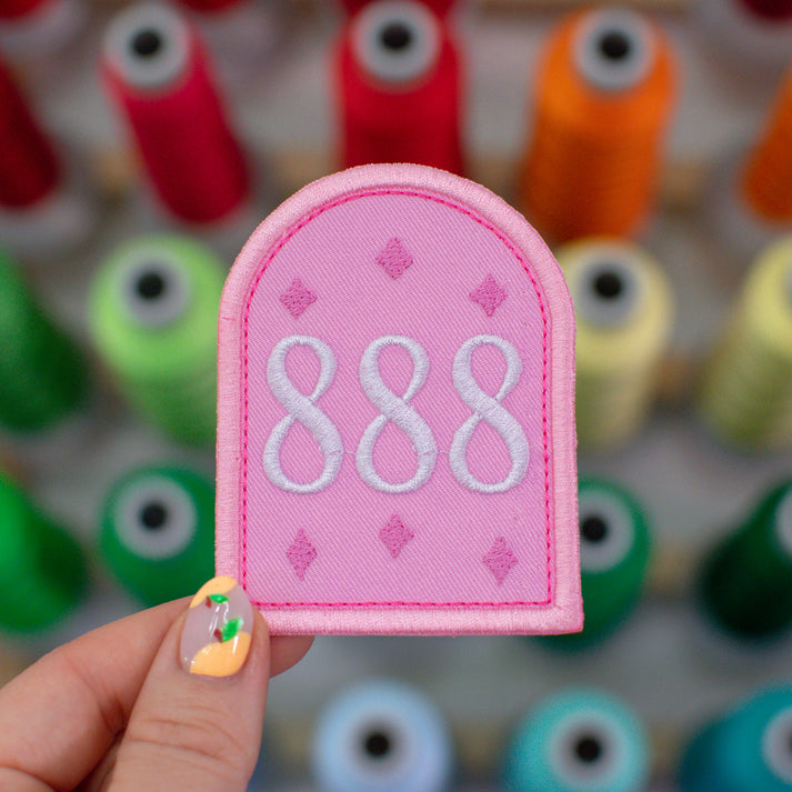 Angel Number 888 Patch Embroidery Design – Designs by Drea