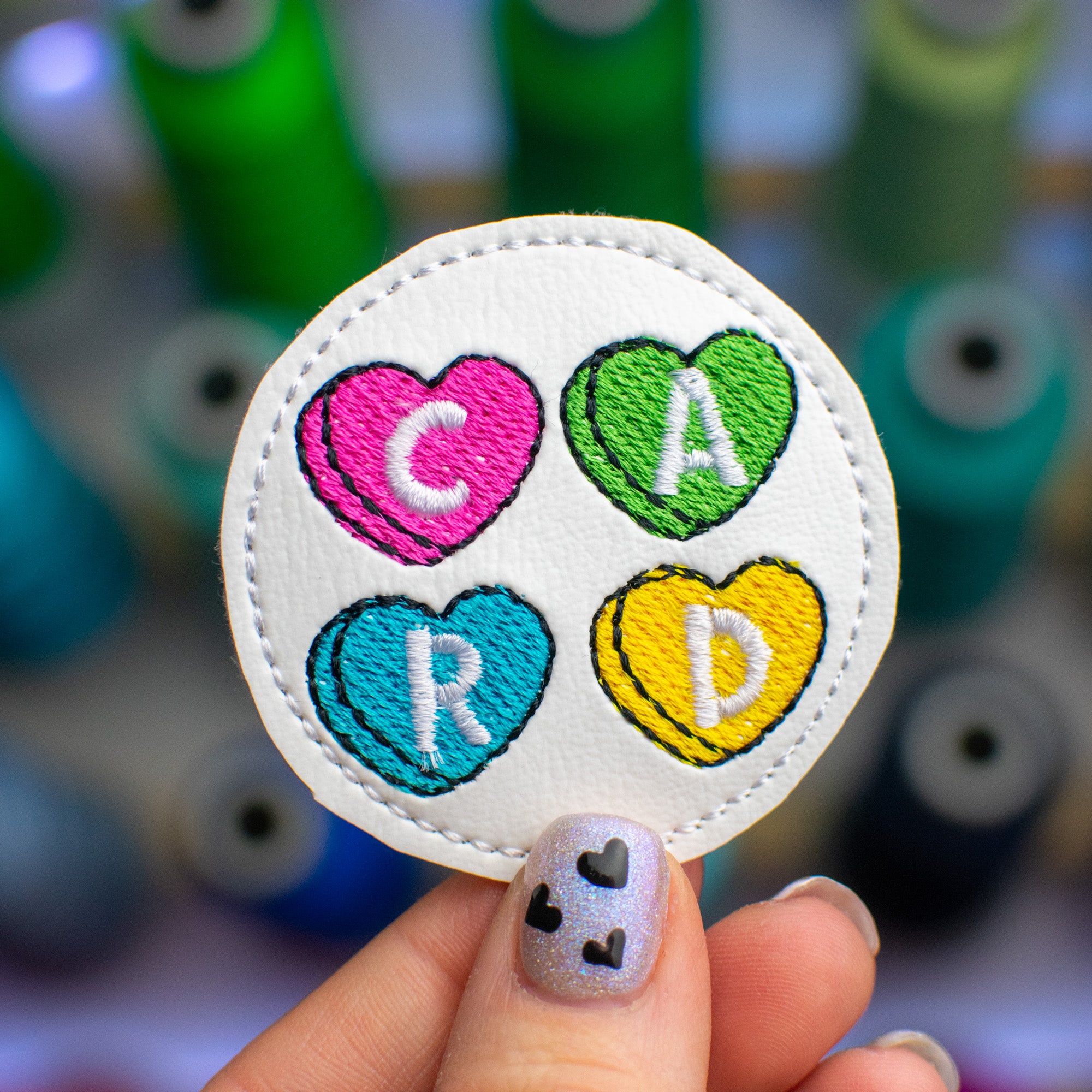 Cardiology Hearts Feltie Embroidery Design – Designs by Drea