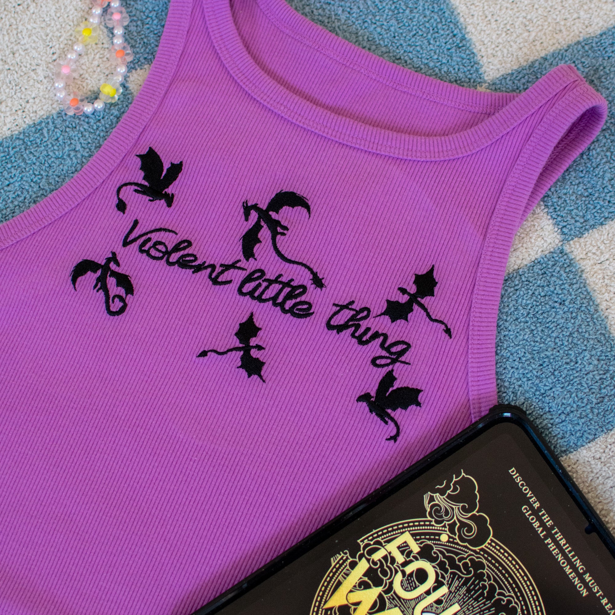 Violent Little Thing Embroidery Design – Designs by Drea