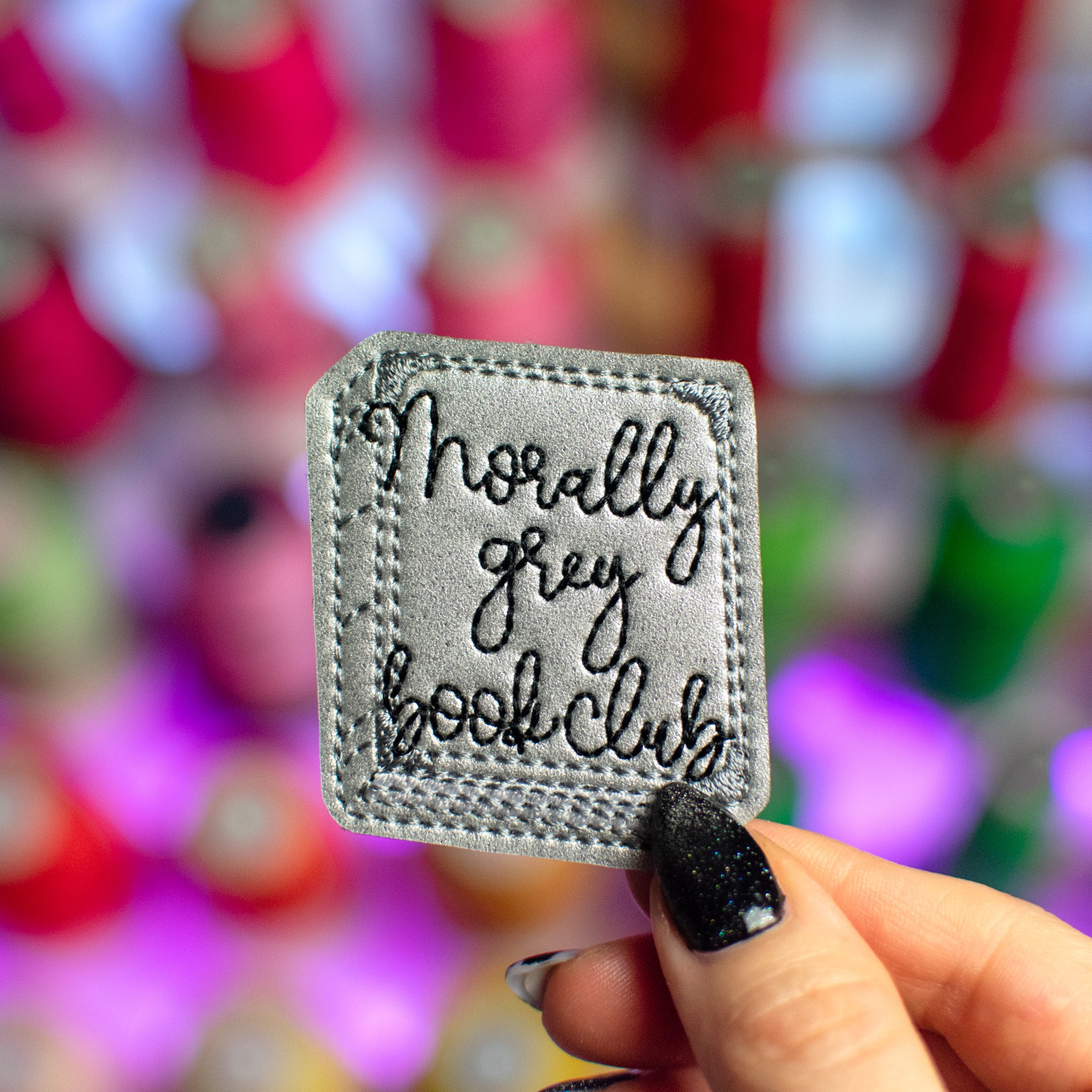 Morally Grey Book Club Feltie Embroidery Design – Designs by Drea