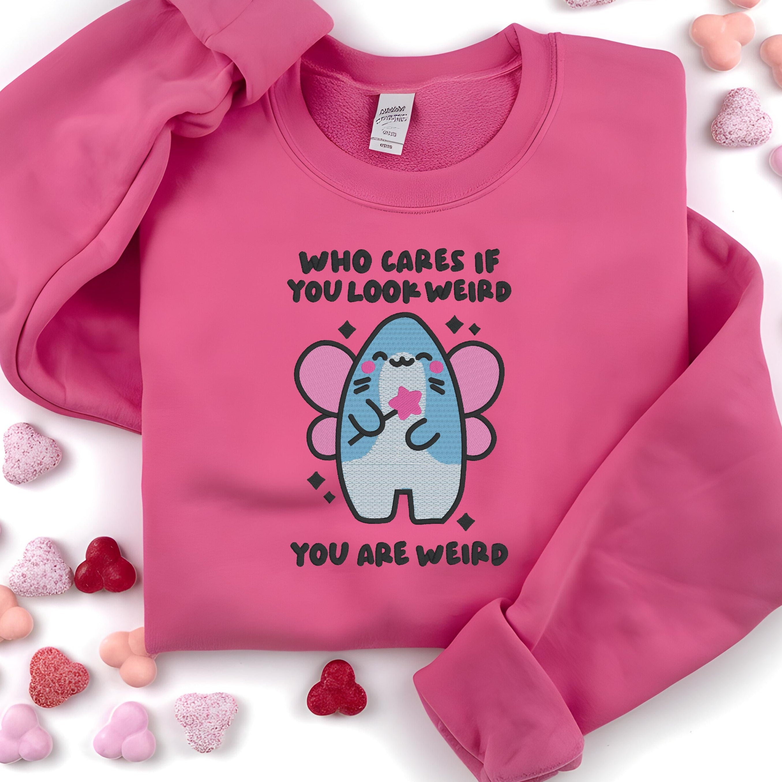 You Are Weird Embroidery Design – Designs by Drea