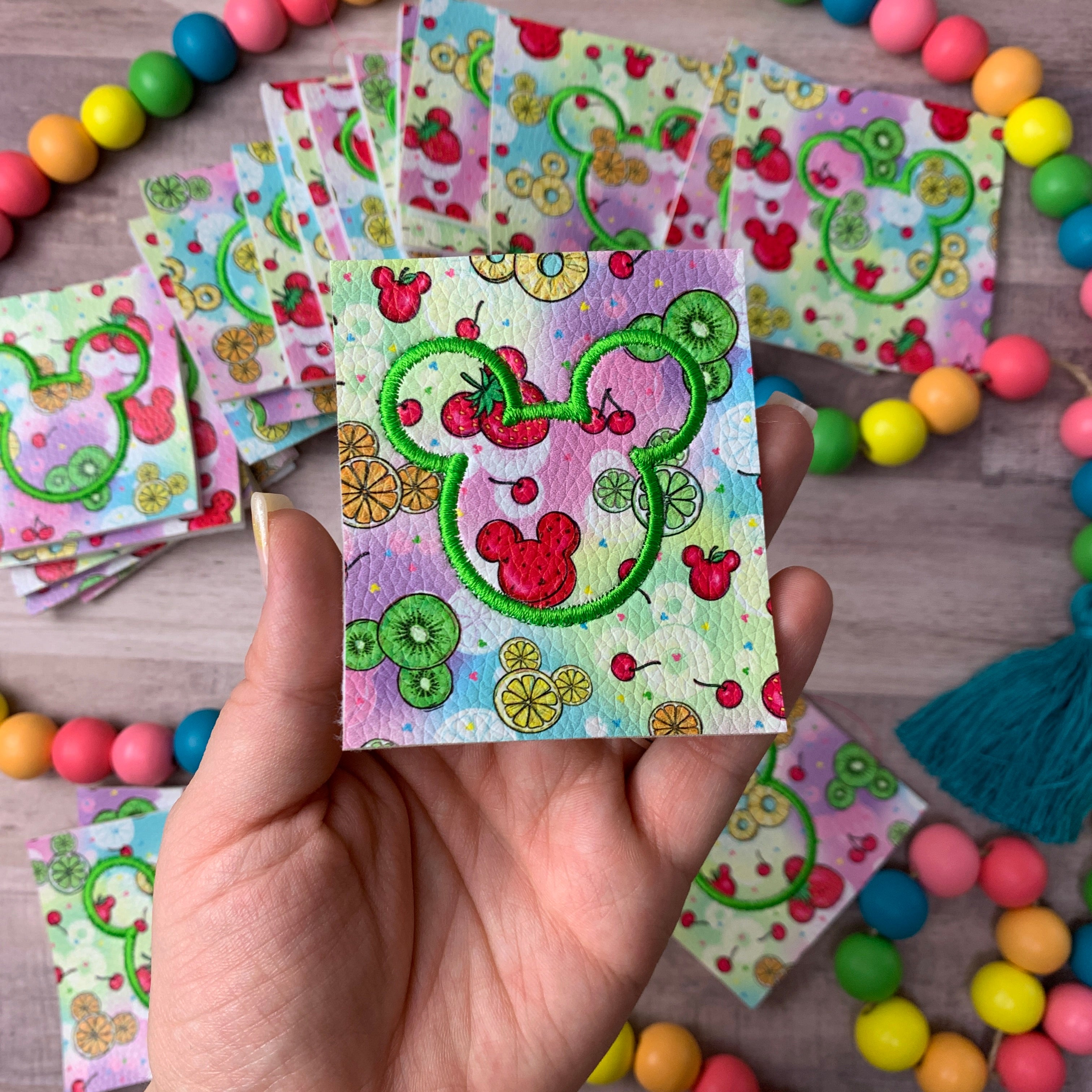 Fruit Mouse Head Feltie – Designs by Drea