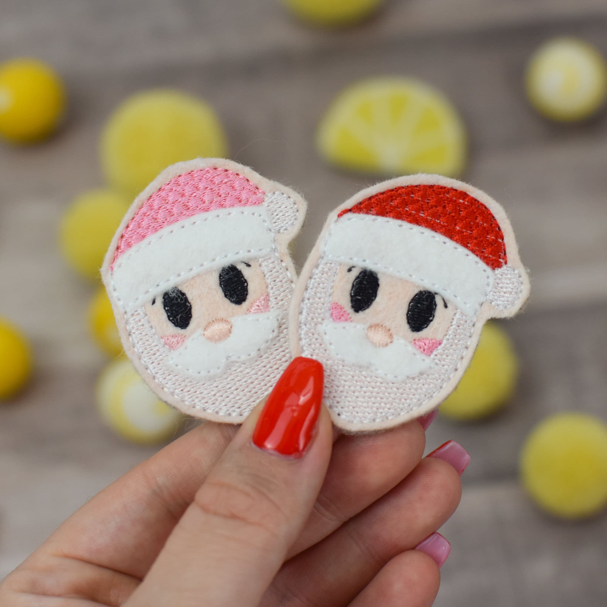 Santa Uncut Feltie Sheet – Designs by Drea